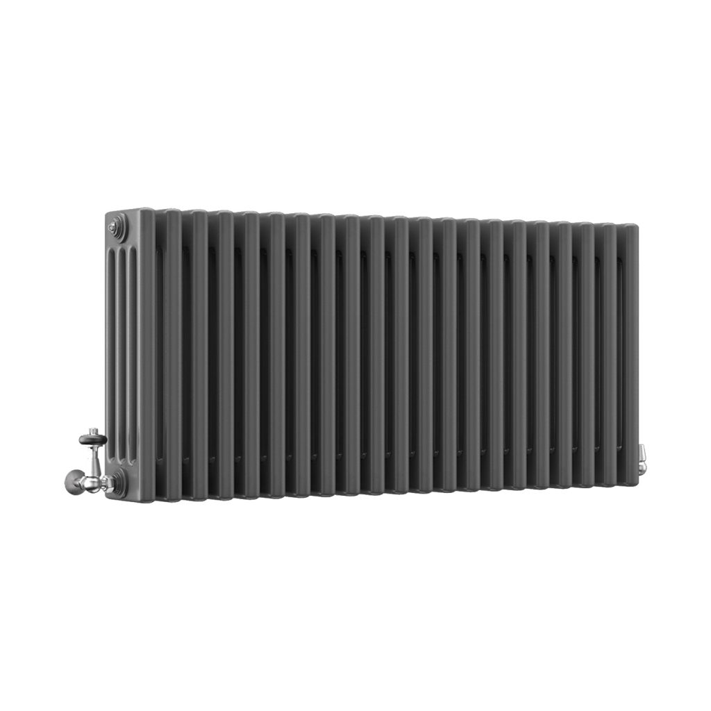 DQ Modus 4 Column Horizontal Radiator, Slate Grey, 500mm x 1220mm ...