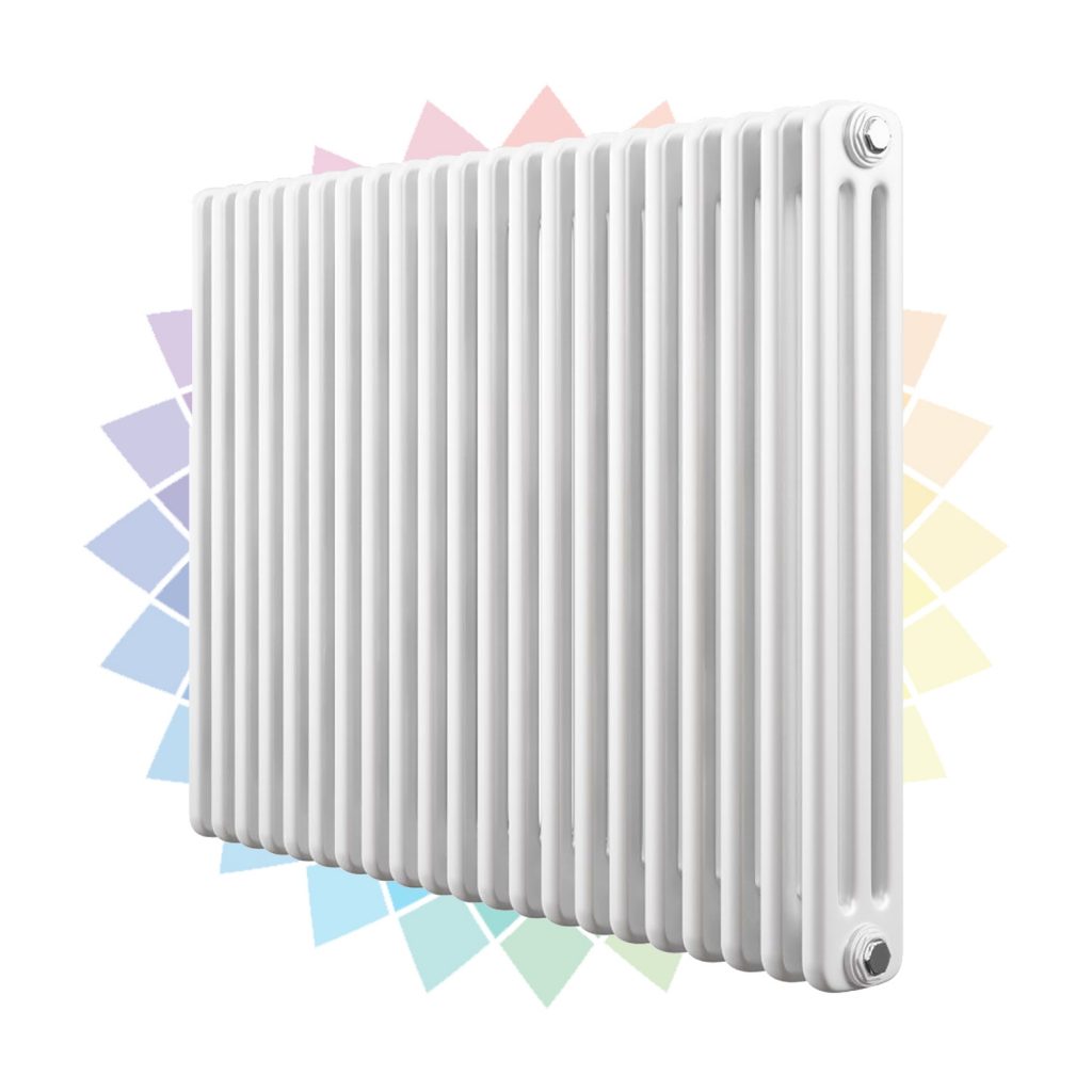 Apollo Roma 3 Column Horizontal Radiator, Custom Colour, 750mm x 1410mm ...