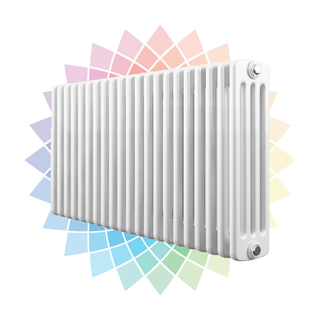 Apollo Roma 4 Column Horizontal Radiator, Custom Colour, 500mm x 1824mm ...