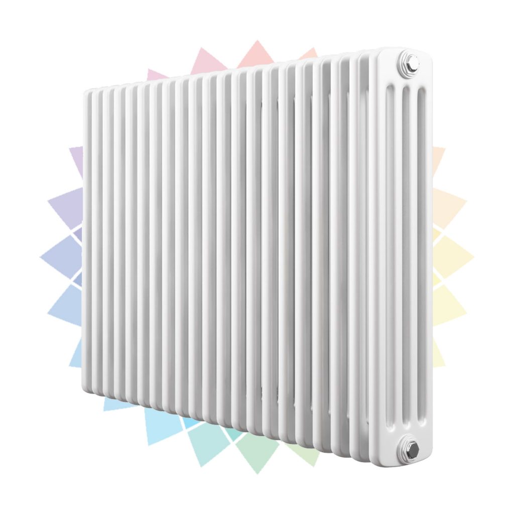 Apollo Roma 4 Column Horizontal Radiator, Custom Colour, 750mm x 1410mm ...